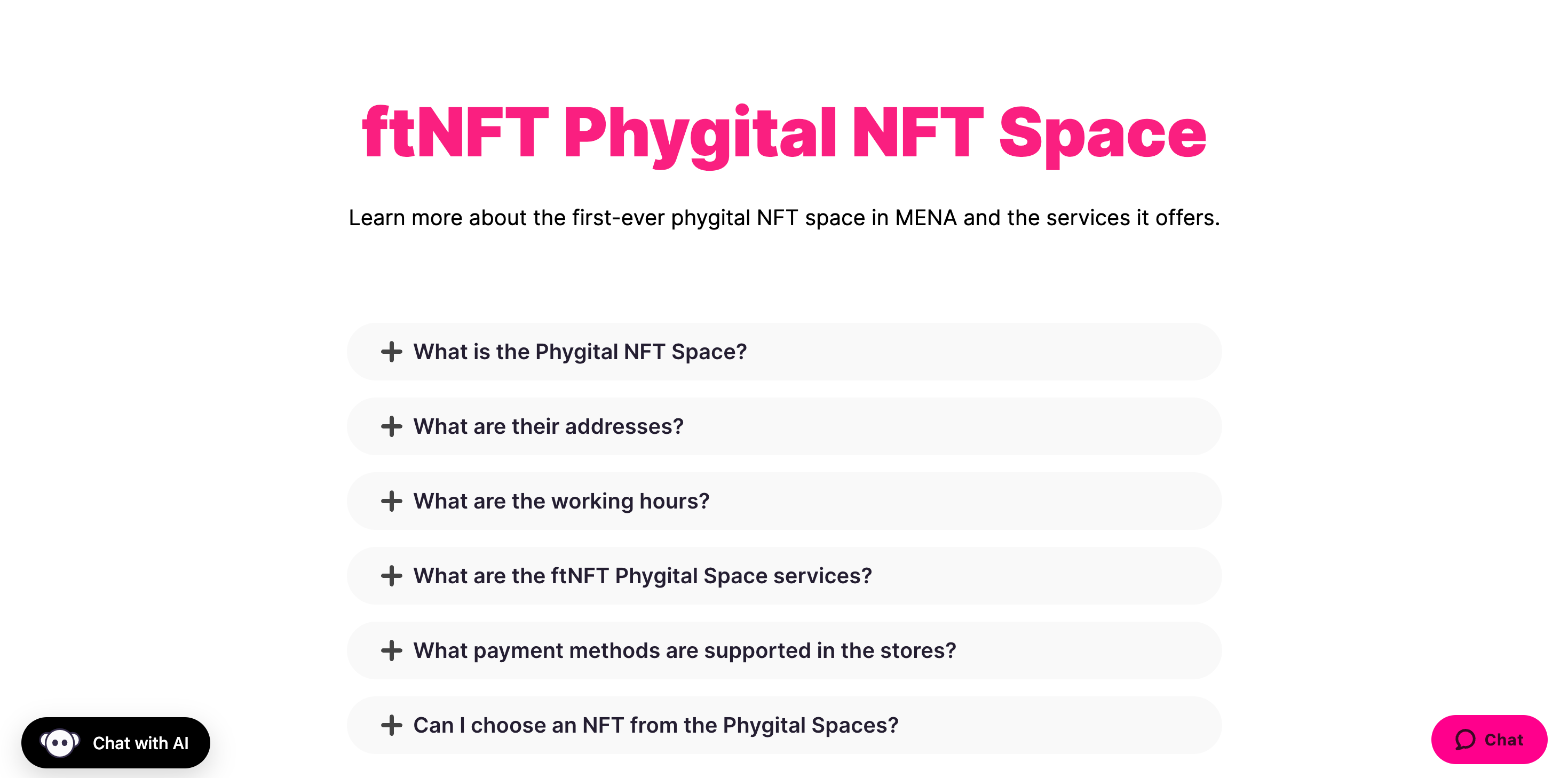 Phygital NFT Space | ftNFT Help Center