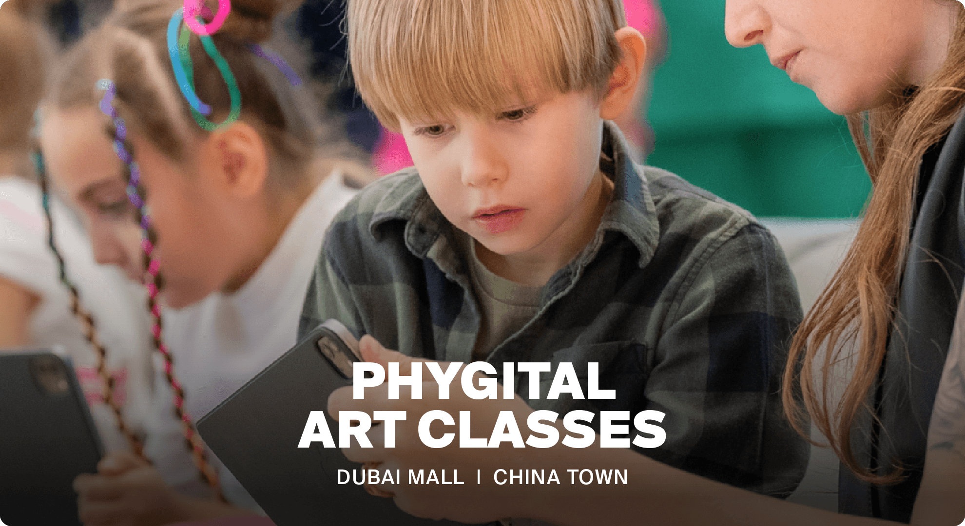 Kids NFT Art Classes at ftNFT Phygital Space Dubai Mall